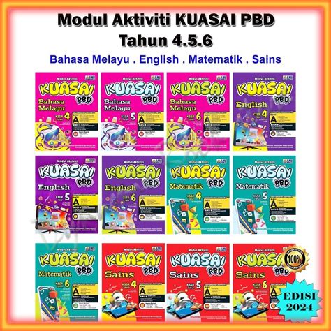 Buku Latihan Modul Aktiviti Kuasai Pbd Tahun 4 5 6 Edisi 2024 B