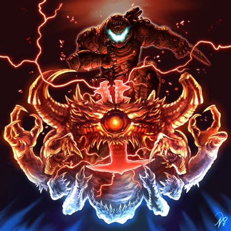Doom Eternal Fan Art Doom Demons Doom Doom Game