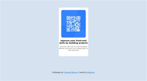 Frontend Mentor Qr Scanner Design Using Html And Css Coding Challenge Solution