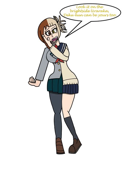 Ochako Himiko Halved Fusion By Mariobrosfan83 On Deviantart