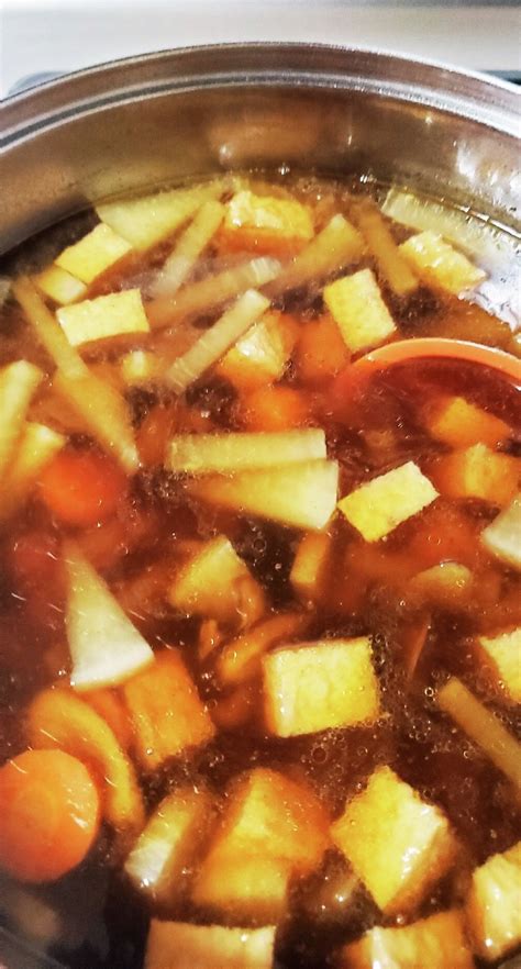 ほぼ麺つゆ、白だしw具沢山けんちん汁 By 飛んでぶー 【クックパッド】 簡単おいしいみんなのレシピが395万品