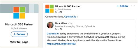 Cytracks CyReport For Teams Now Available On Microsoft AppSource And