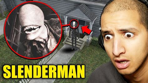 Drone Catches Slenderman Outside My House Youtube