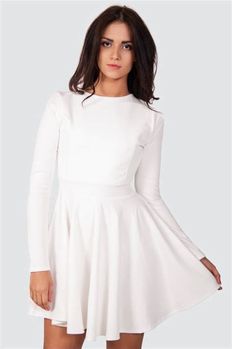 Long Sleeve Skater Dress Picture Collection