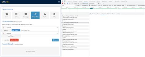 Bug Search Section Results Missing Observables · Issue 2233