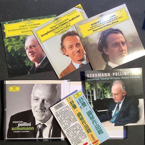 Schumann舒曼 鋼琴作品集 Pollini波里尼 鋼琴 德國版盒裝4CD Yahoo奇摩拍賣