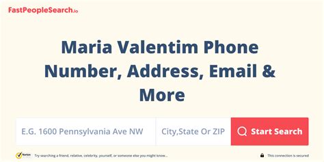 Maria Valentim Phone Number Address Email And More