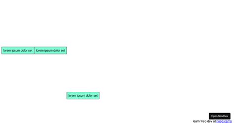 practice align codesandbox