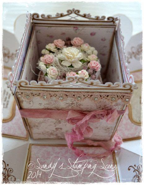 Double Layer Wedding Explosion Box For Wedding Cards