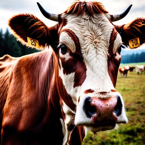 Premium Photo Cow Farm Animal Living In Domestication Part Of