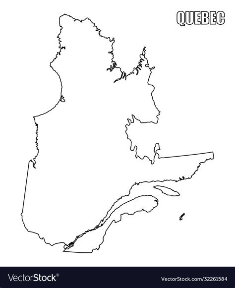 Quebec Map Blank