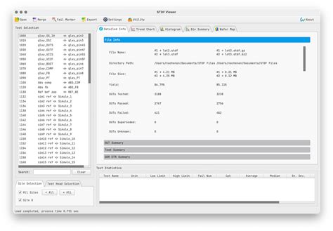 Github Noonchenstdf Viewer A Free Gui Tool To Visualize Stdf Semiconductor Standard Test
