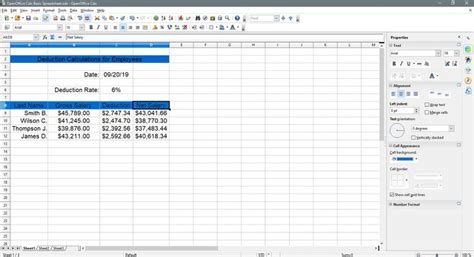 Open Office Calc Basic Spreadsheet Tutorial