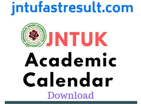 JNTUK B Tech 2 1 2 2 Academic Calendar 2023 24