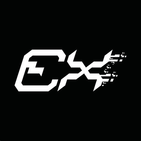Ex Logo Monogram Abstract Speed Technology Design Template 16565061 Vector Art At Vecteezy