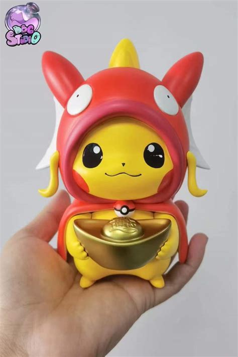 Bbg Studio Big Pokemon Pikachu Cos Magikarp Resin Statue Devilness Toys