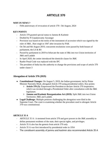 Article 370 Pdf