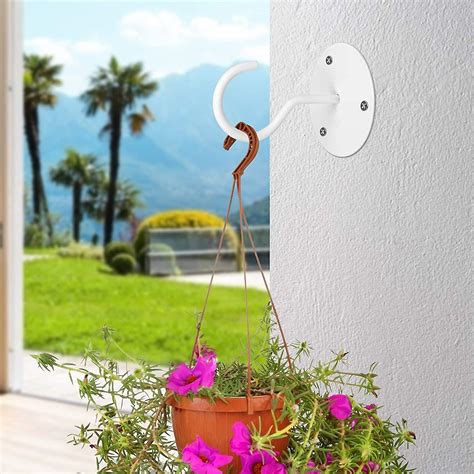Crochet de plafond 4 pièces Métal Mur Plante Crochet Swag Cintres de