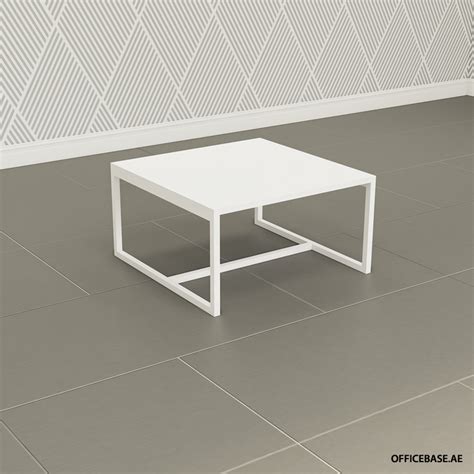 Robus Square Coffee Table Solid Colors White White