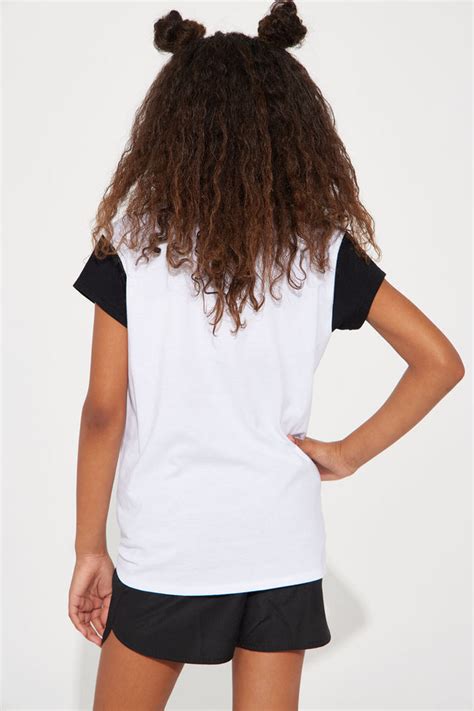 Mini Lay Lay Princess Slaya Tee Whitecombo Fashion Nova