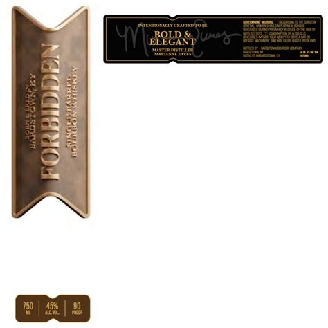 Buy Forbidden Single Barrel Bourbon Online Notable Distinction