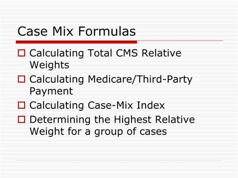 Ppt Case Mix Management Powerpoint Presentation Free Download Id