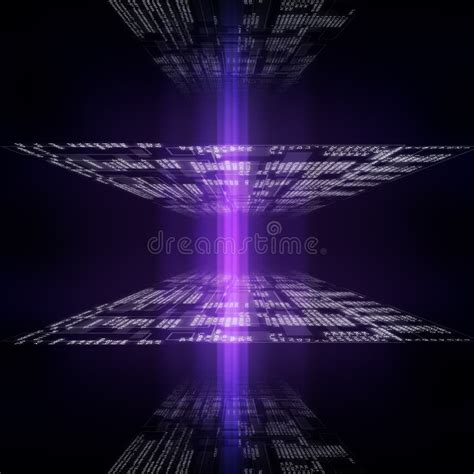 Modern Display Of Data Source Code Stock Illustration Illustration Of