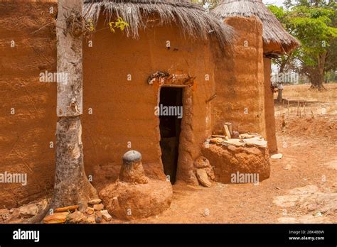A Traditional Mudbrick Building Called Tata Or Tata Somba Of The Somba