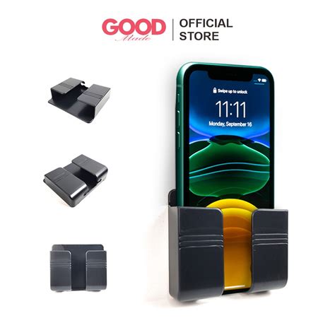 Jual GOOD MADE Phone Holder Holder Hp Tempat Hp Di Dinding Holder Hp Dinding Wadah Hp