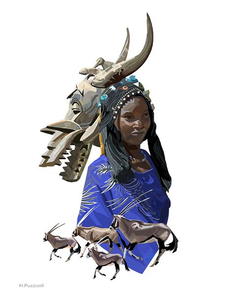 Artstation Woman With Oryx