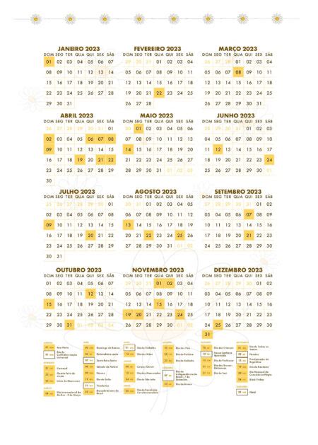 Planner Professor 2023 Margaridas Calendario Professor Fazendo A