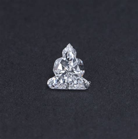 Ouros Brand Certificate White 073 Carat Lord Buddha Cut Loose Lab