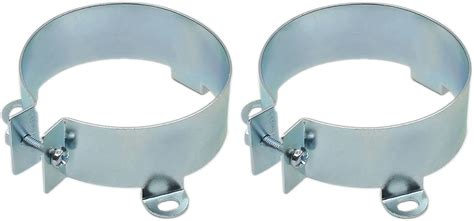 Fpout 2pcs Capacitor Bracket Clamps Holder Clap 50mm 65mm 75mm 90mm Mounting Clip