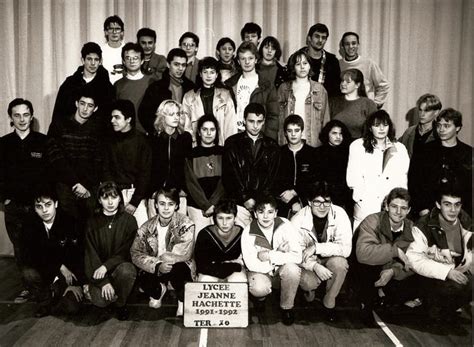 Photo De Classe Terminal C De 1991 Lycée Jeanne Hachette Copains Davant