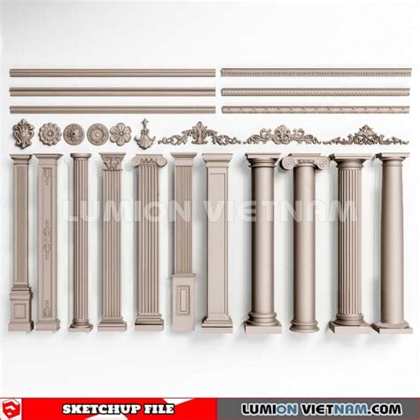 230621 Classic Columns Sketchup 3d Models