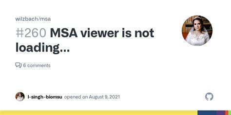 MSA Viewer Is Not Loading Issue 260 Wilzbach Msa GitHub
