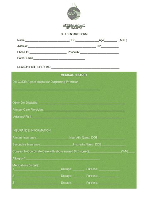 Fillable Online Medical History Dx Code Age At Diagnosis Fax