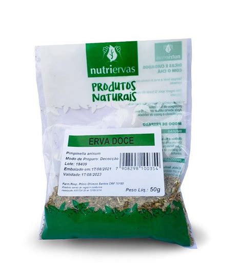 Chá Erva Doce 50g Nutriervas Mundo Natural