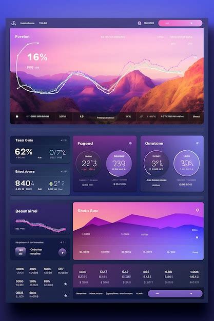 Premium Ai Image Web Dashboard Marketing Campaign Performance Dashboard Tabbed Layout Visua