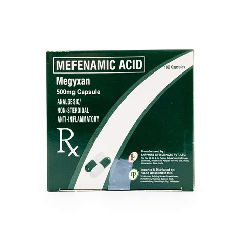 All Megyxan Mefenamic Acid 500mg Capsule