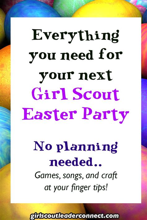 12 Girl Scout Easter Ideas Easter Easter Fun Easter Party