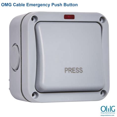 EAPB C OMG Waterproof Cable Outdoor Emergency Panic Alarm Push Button OMG Solutions