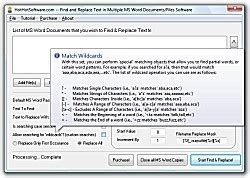 Ms Word Find And Replace Text In Multiple Ms Word Documents Files