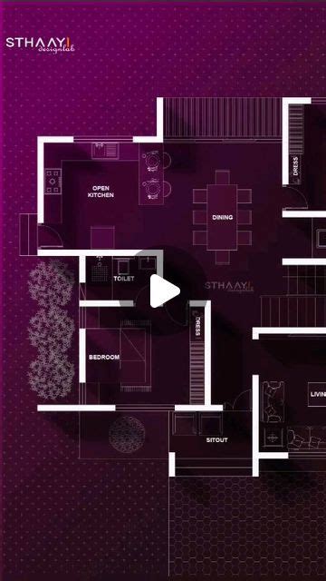 𝐒𝐓𝐇𝐀𝐀𝐘𝐈 𝐃𝐄𝐒𝐈𝐆𝐍 𝐋𝐀𝐁 On Instagram Budget Home 🏡 Minimal Plan 🏕 2bhk 🏡