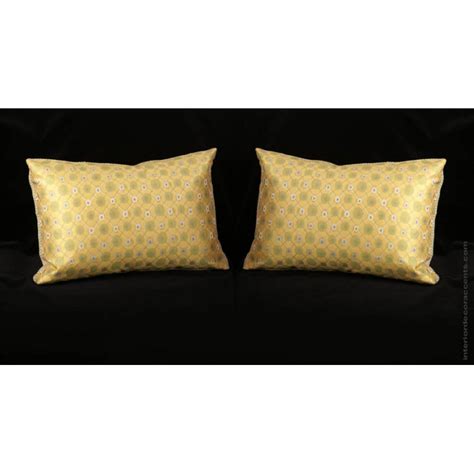 Custom Silk Modern Decorative Pillows Choose Size Trim And Velvet