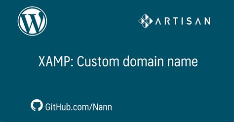 Xamp Custom Domain Name On Your Localhost By Chalermchai Prompunya