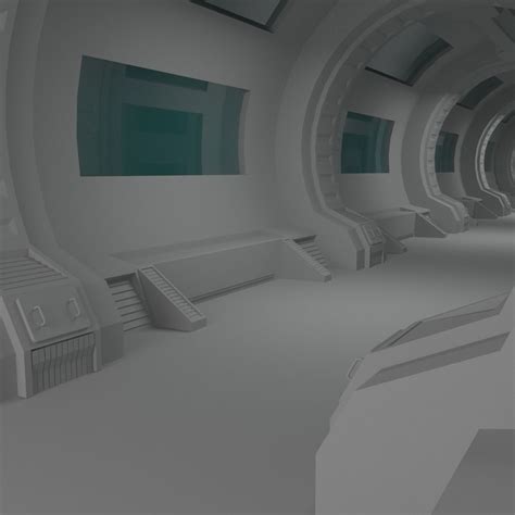 공상 과학 인테리어 3d 모델 19 3ds Fbx Max Obj Free3d