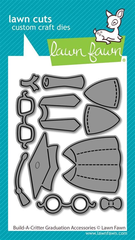 Build A Critter Graduation Accessories Lawn Fawn