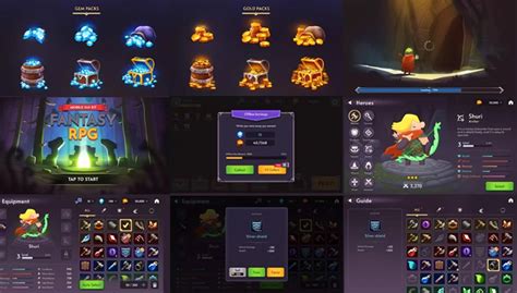 Unity3d Gui Pro Kit Fantasy Rpg 幻想界面ui图标