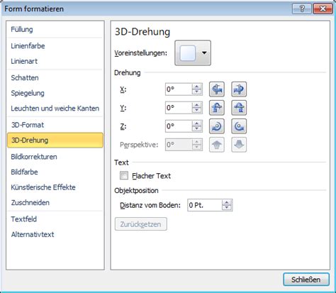 Drehen Oder Kippen Eines Textfelds Einer Form Eines WordArt Objekts